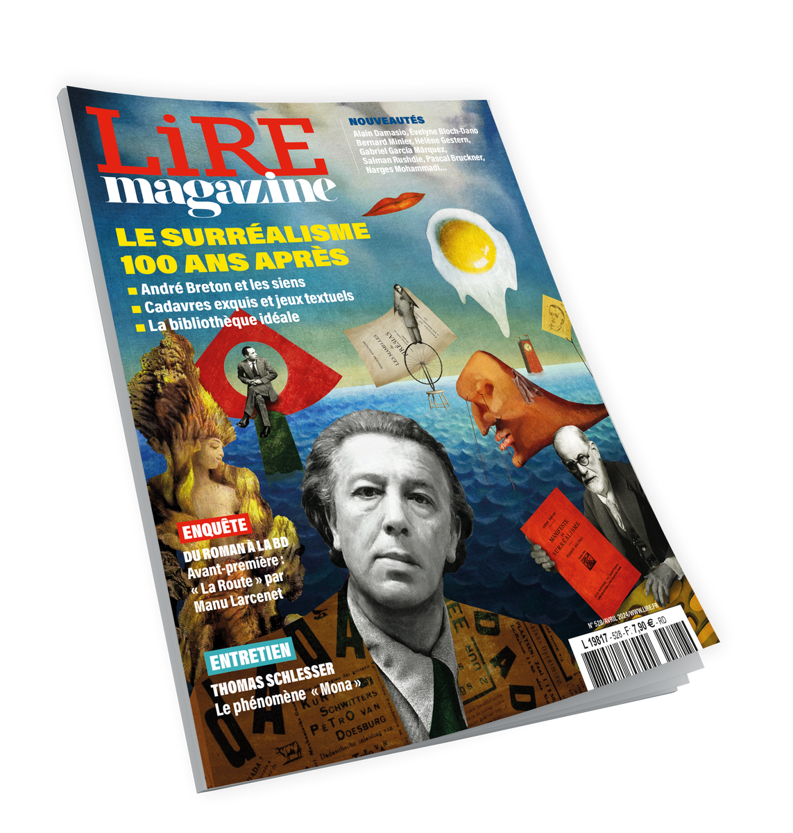 Lire Magazine n°528 - Le surréalisme 100 ans après - Avril 2024