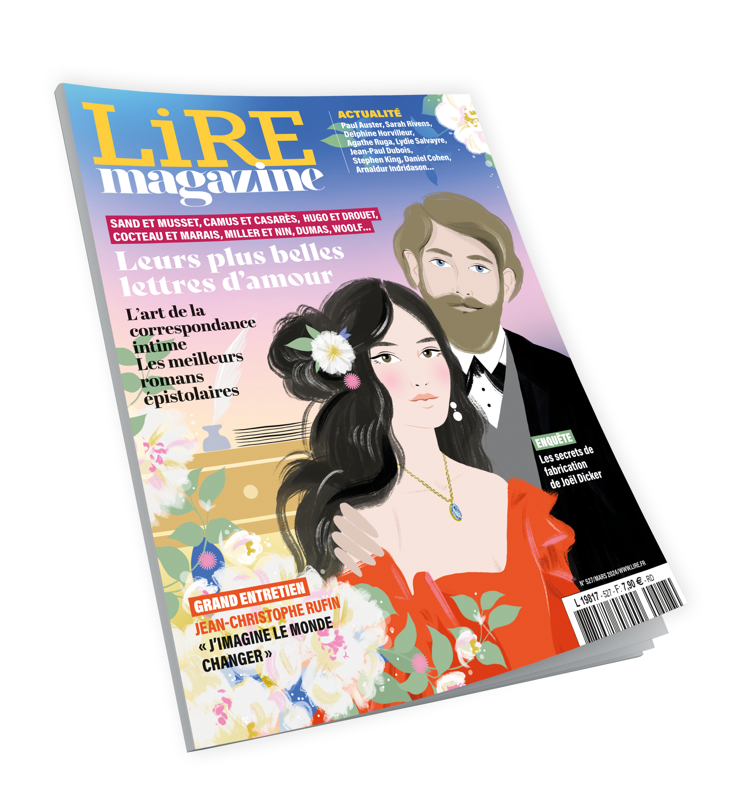 Lire Magazine n°527 - Leurs plus belles lettres d'amour - Mars 2024