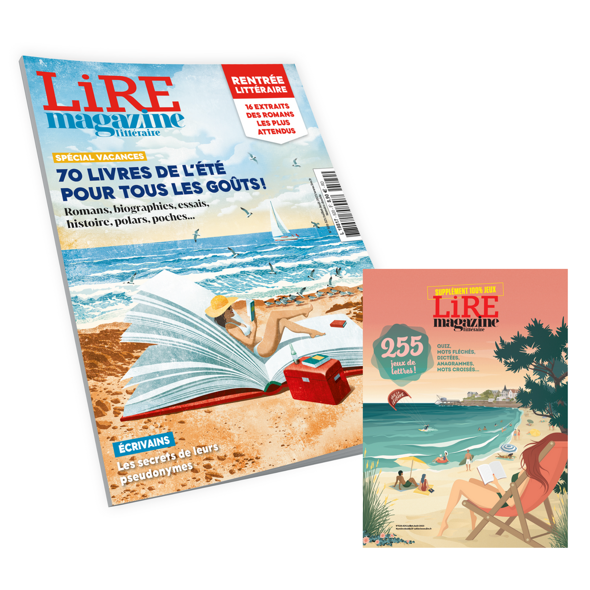 Lire Magazine Littéraire : 70 livres de l'été pour tous les goûts & Su